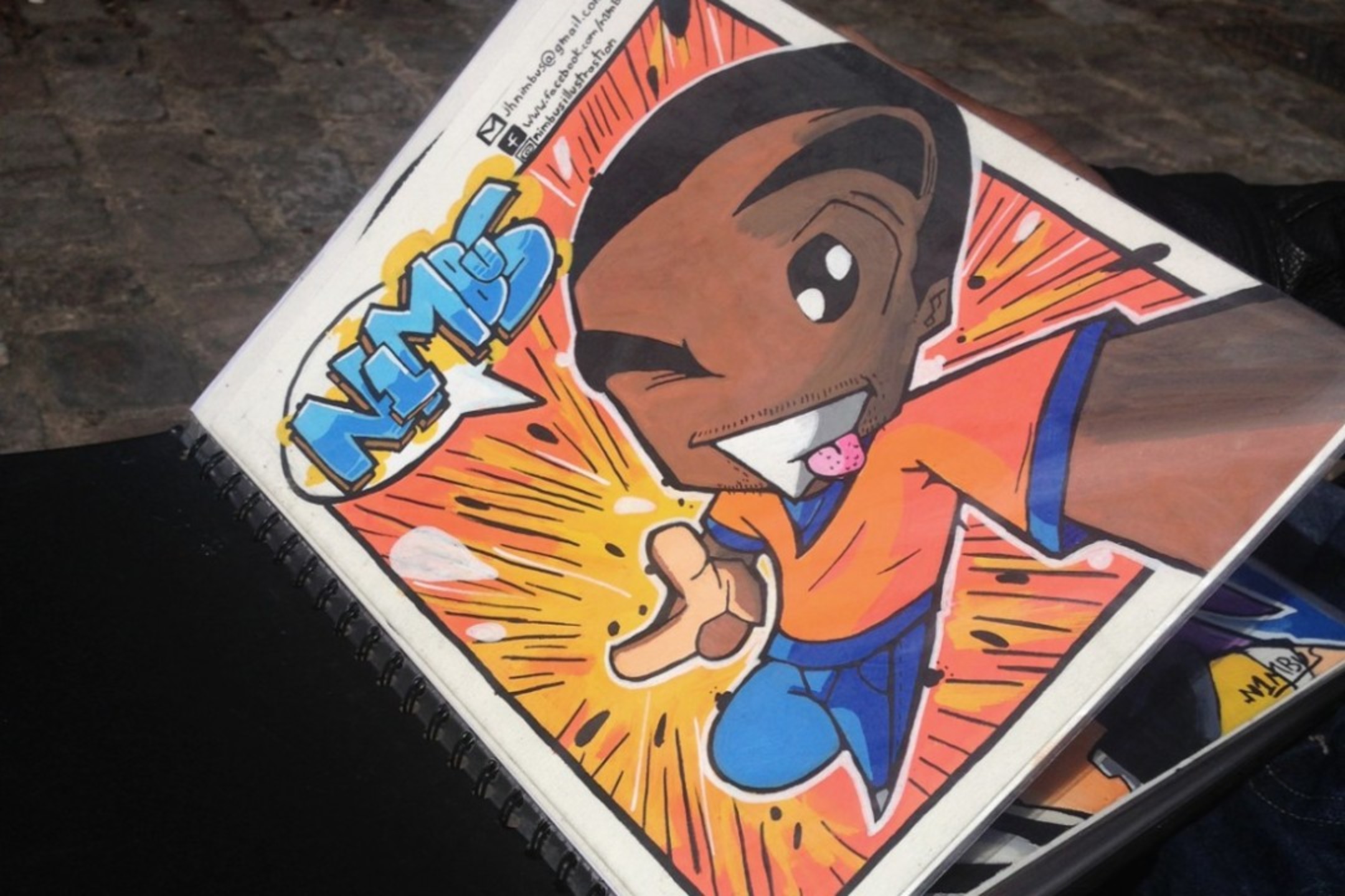 Cannibal Letters: compacted, intertwined lettering - Posca - Posca