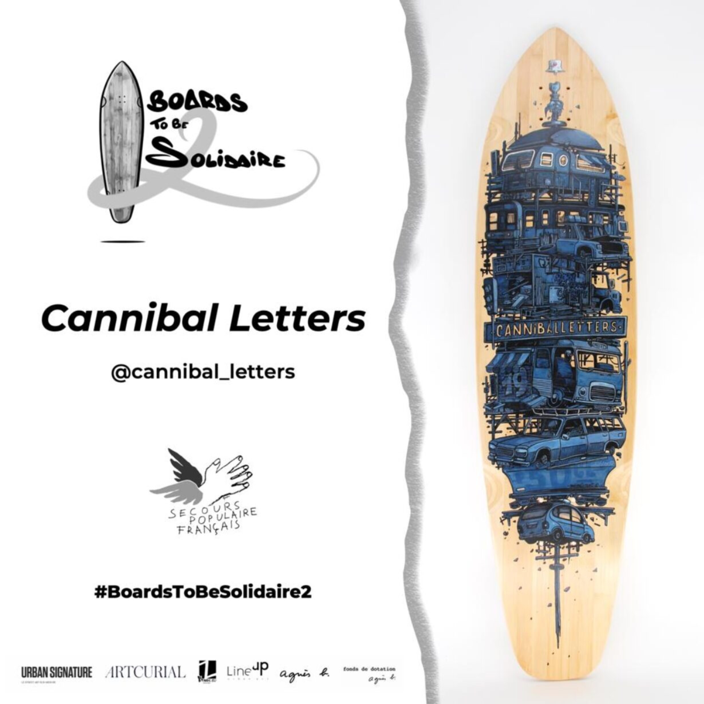 Cannibal Letterslettré, compacté, enchevêtré - Posca - Posca