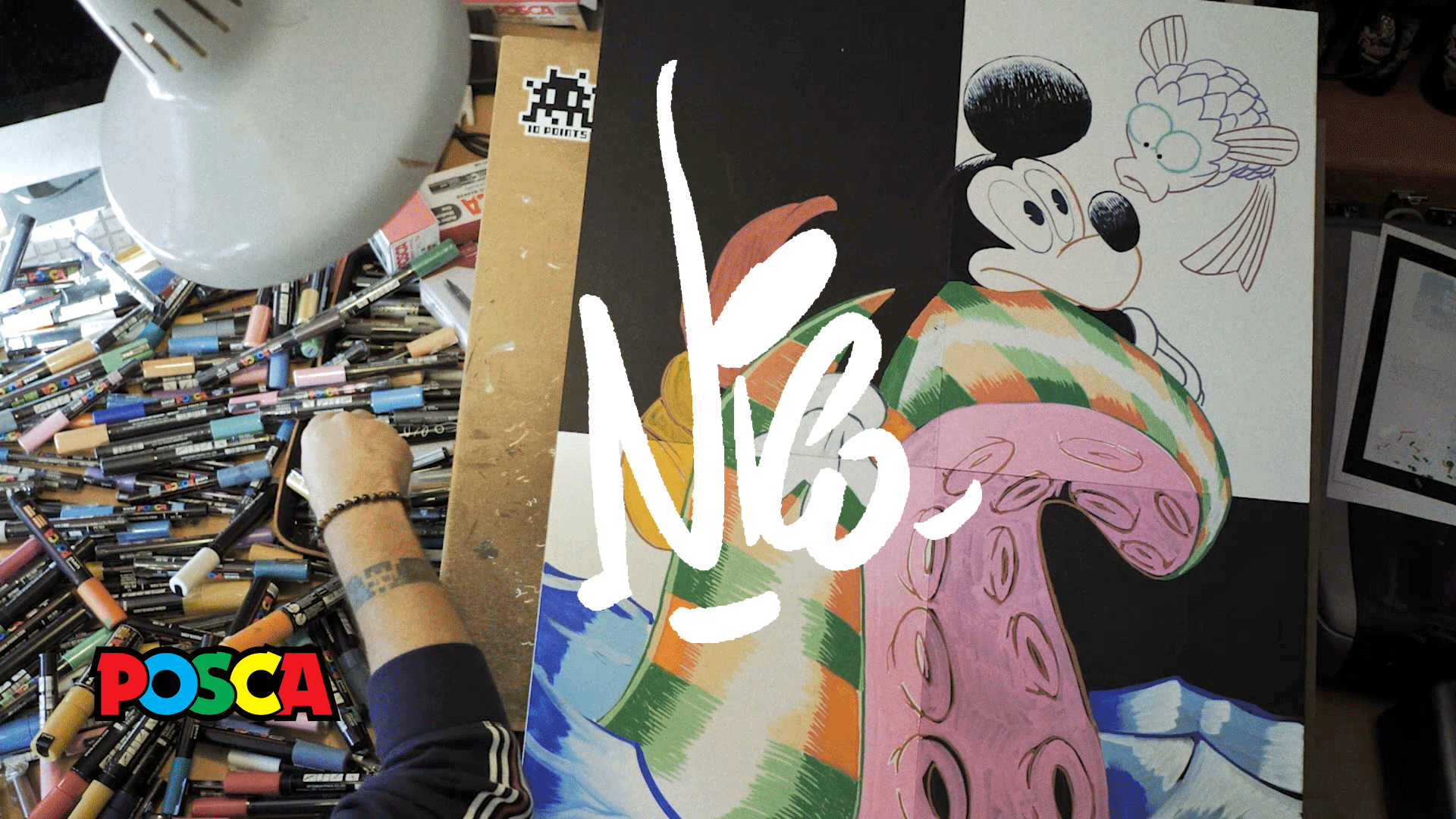 Le Mickey de Keramidas - Posca - Posca