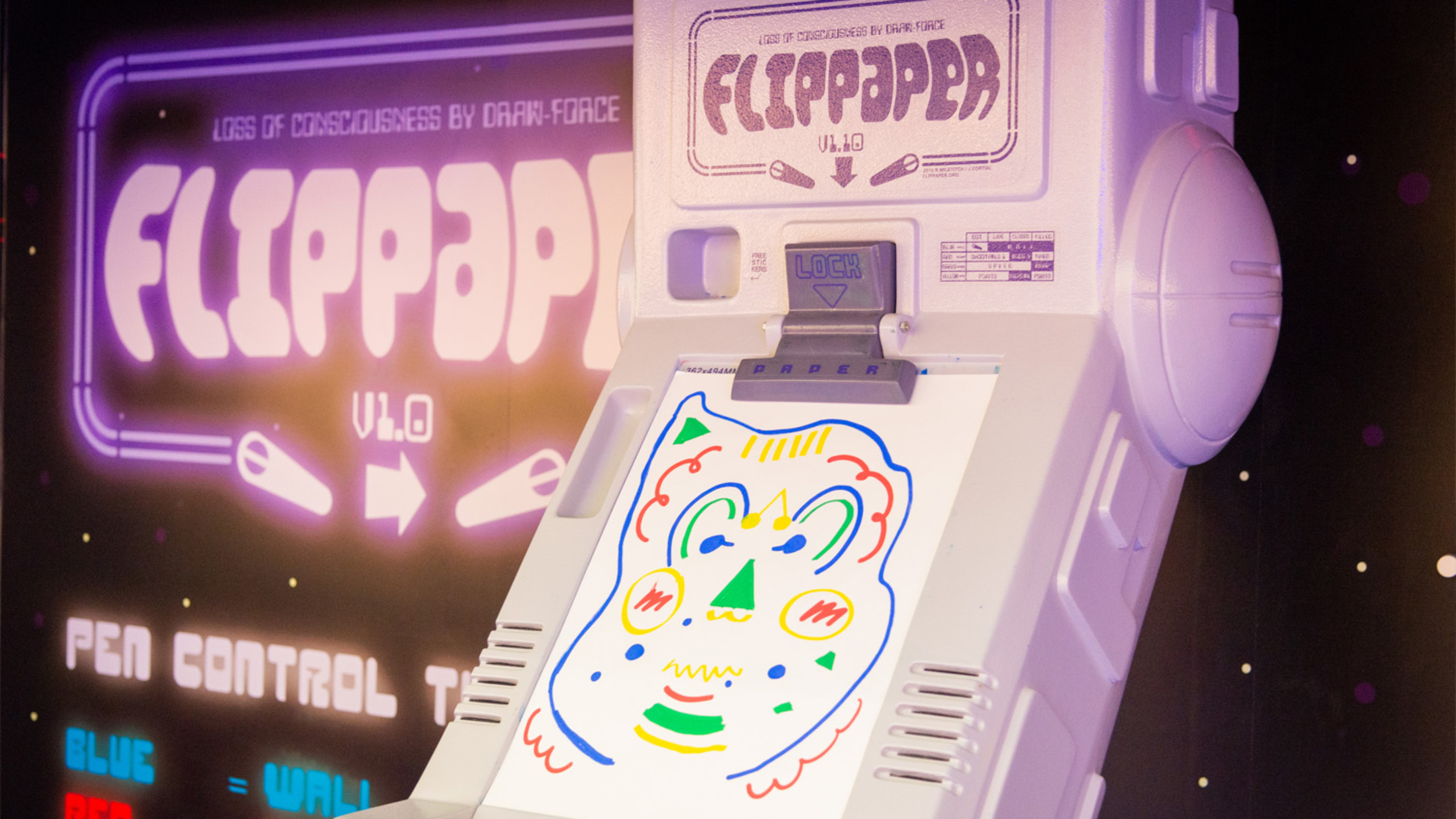 FLIPPAPER, le flipper à dessiner soi-même - Posca - Posca