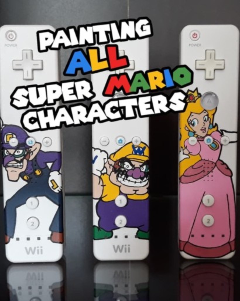 Super Mario à gogo ! - Posca - Posca