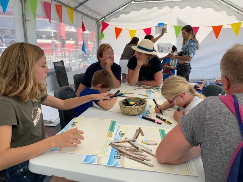 Les bidons du Beach Art Festival 2019 - Posca - Posca