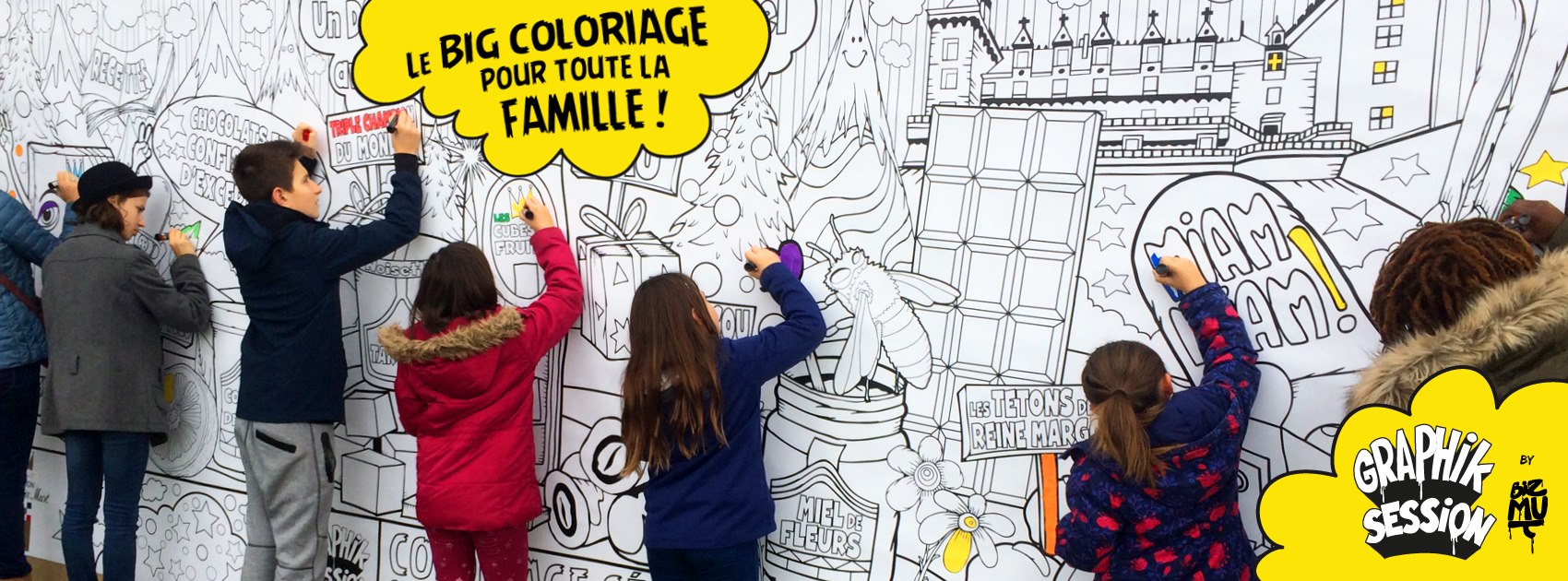 Big Coloriage à Capbreton - Posca - Posca