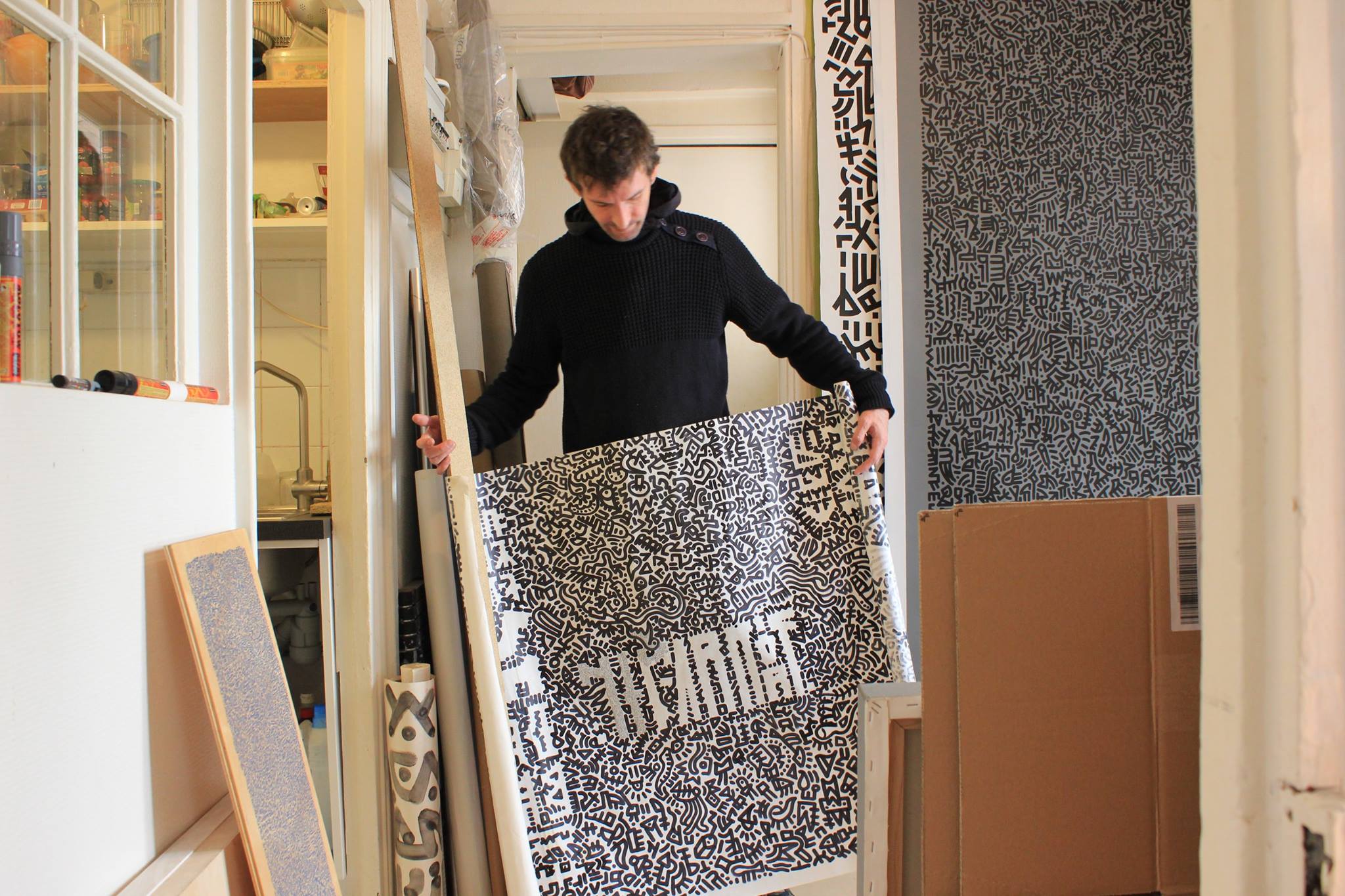 Les motifs ethniques et acryliques de Max Tetar - Posca - Posca