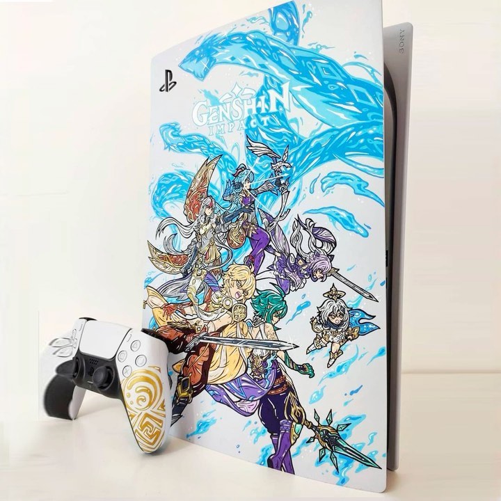 Nouvelle Customisation de la PS5 @genshinimpact pa... - Posca - Posca
