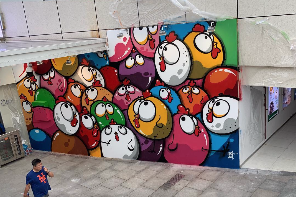 Le graffiti-artiste CEET, de Hong Kong à Toulouse en passant par New ...