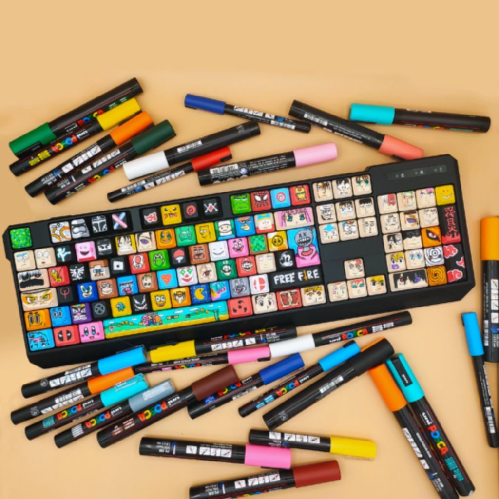 Le clavier customisé de Lorays - Posca - Posca