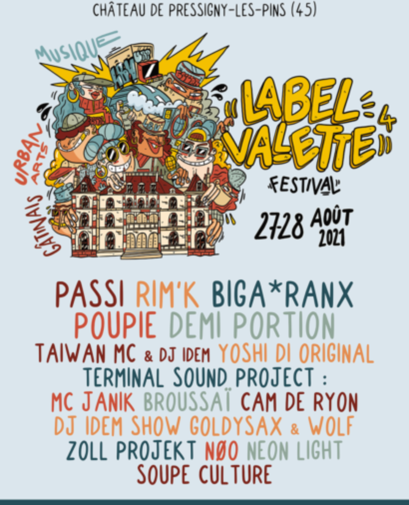 Label Valette Festival 2021 - Posca - Posca