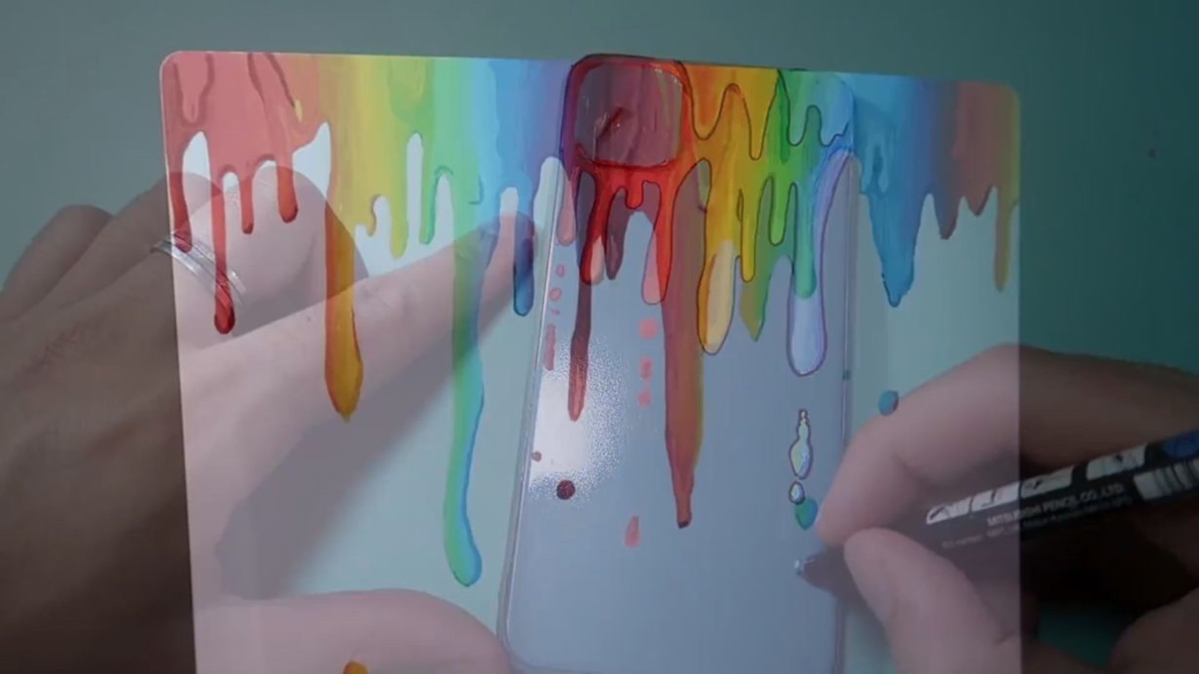 En mode coulures avec Tutodraw (sur PS5 & iPhone) - Posca - Posca