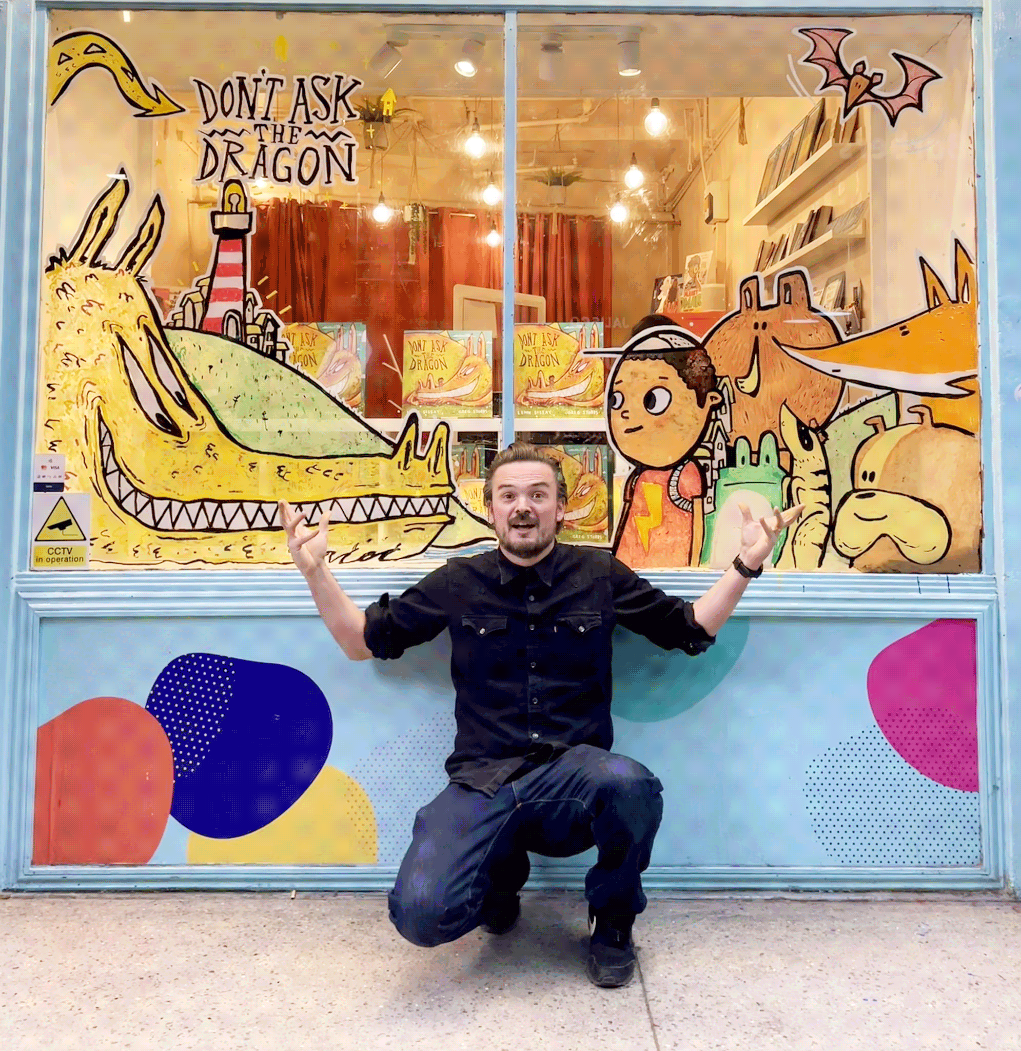 Le dragon de Greg Stobbs #dontaskthedragon - Posca - Posca