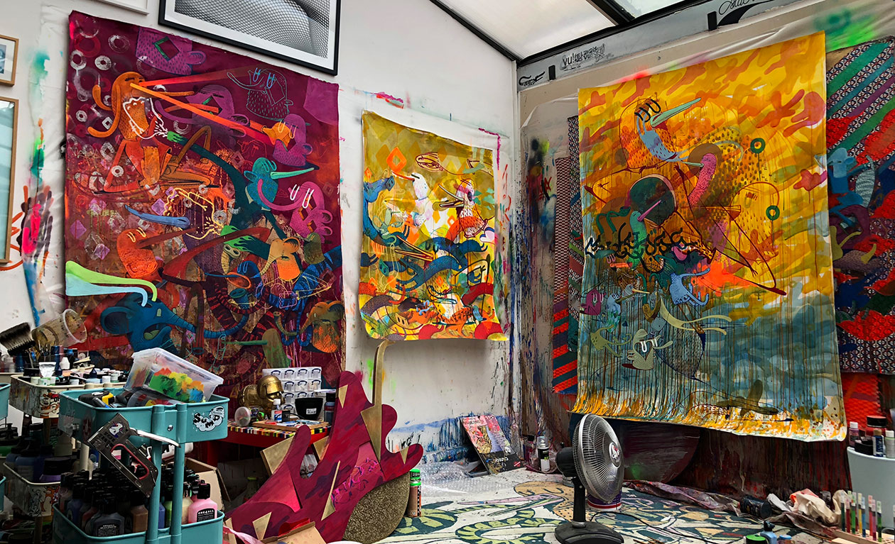 Dans l'atelier d'Alëxone Dizac - Posca - Posca