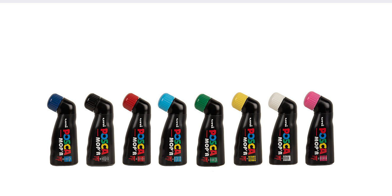 LE NOUVEAU POSCA MOP'R POUR DES FORMATS XXL[PCM-22] - Posca - Posca