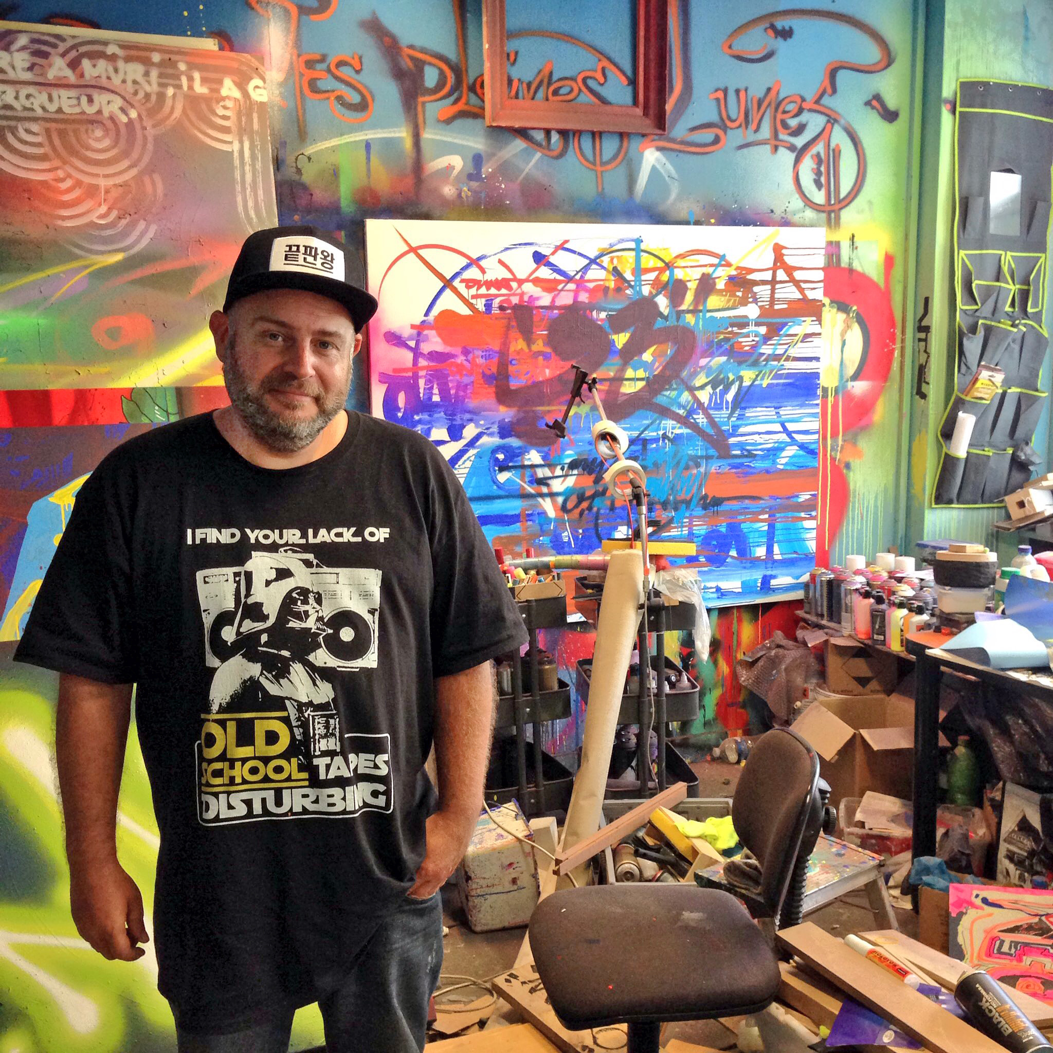 Dans l'atelier de l'artiste Marko93 à Saint-Denis - Posca - Posca