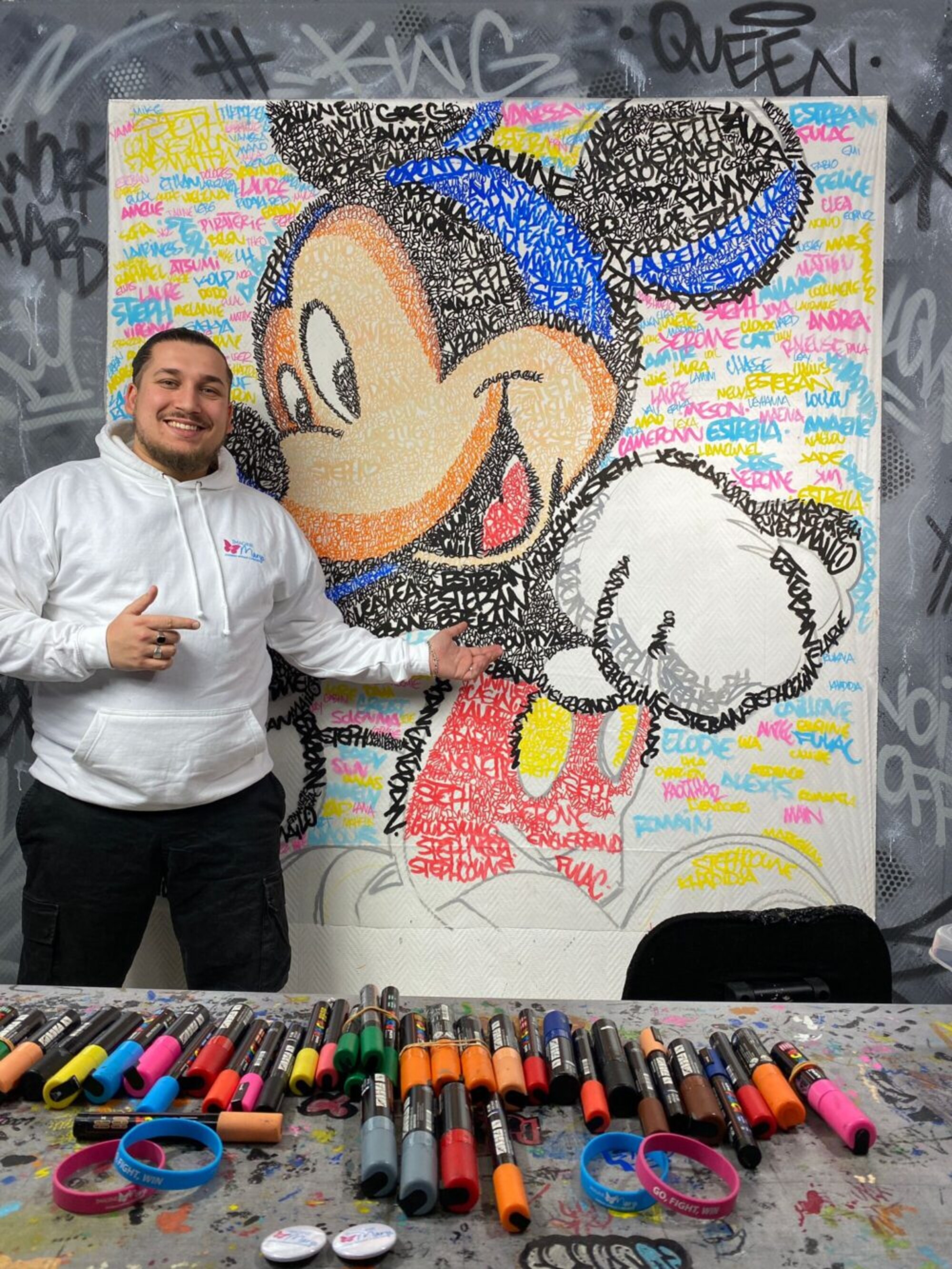 Nacks & la Voix Off pour une fresque interactive à la Foire de Paris ...